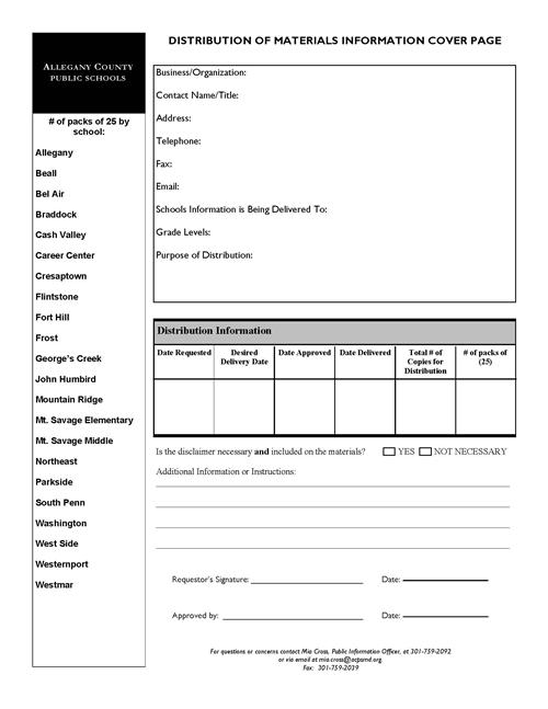 Distribution of Information / Overview